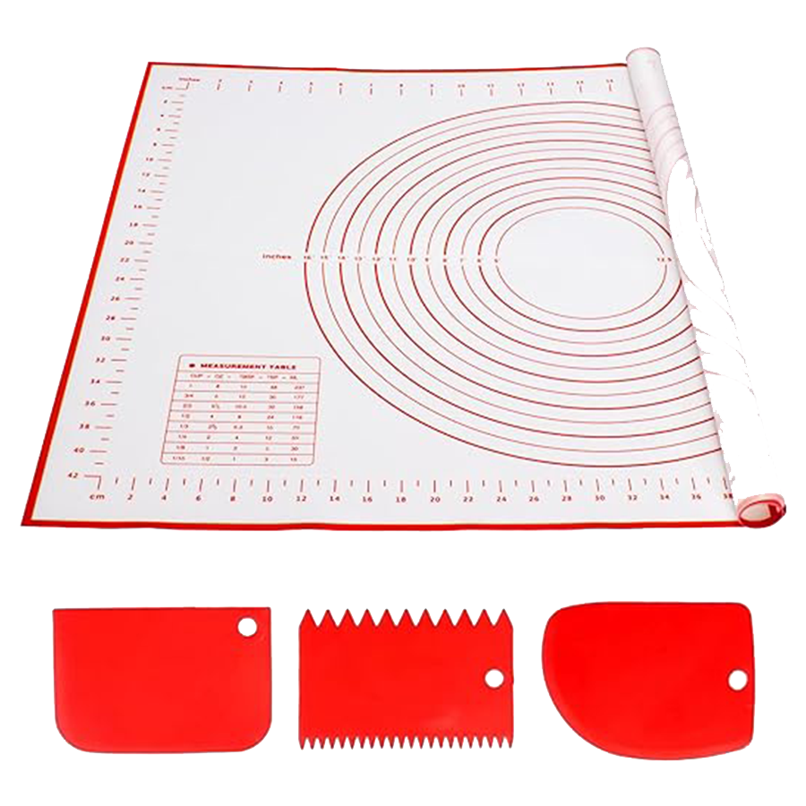 Silicone baking pastry mat/scraper - Pizzarelated